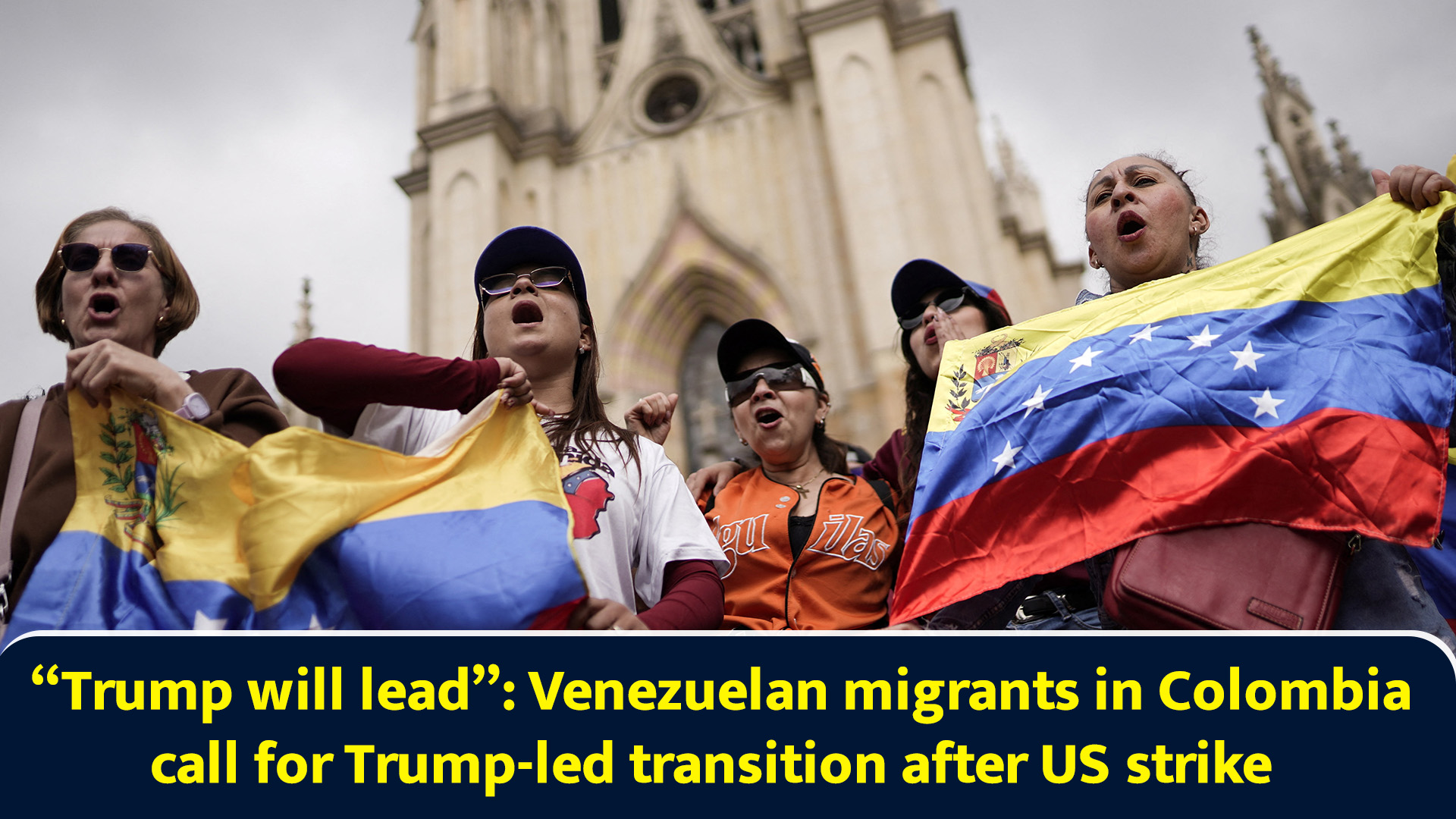 Trump will lead: Venezuelan migrants in Colombia call for Trump-led ...