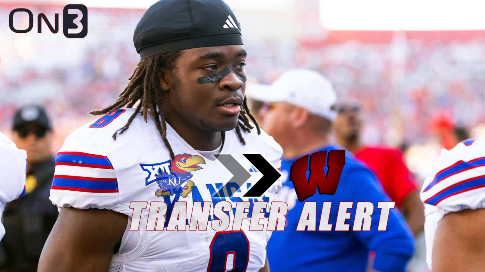 Kansas linebacker Jon Jon Kamara will transfer to Wisconsin