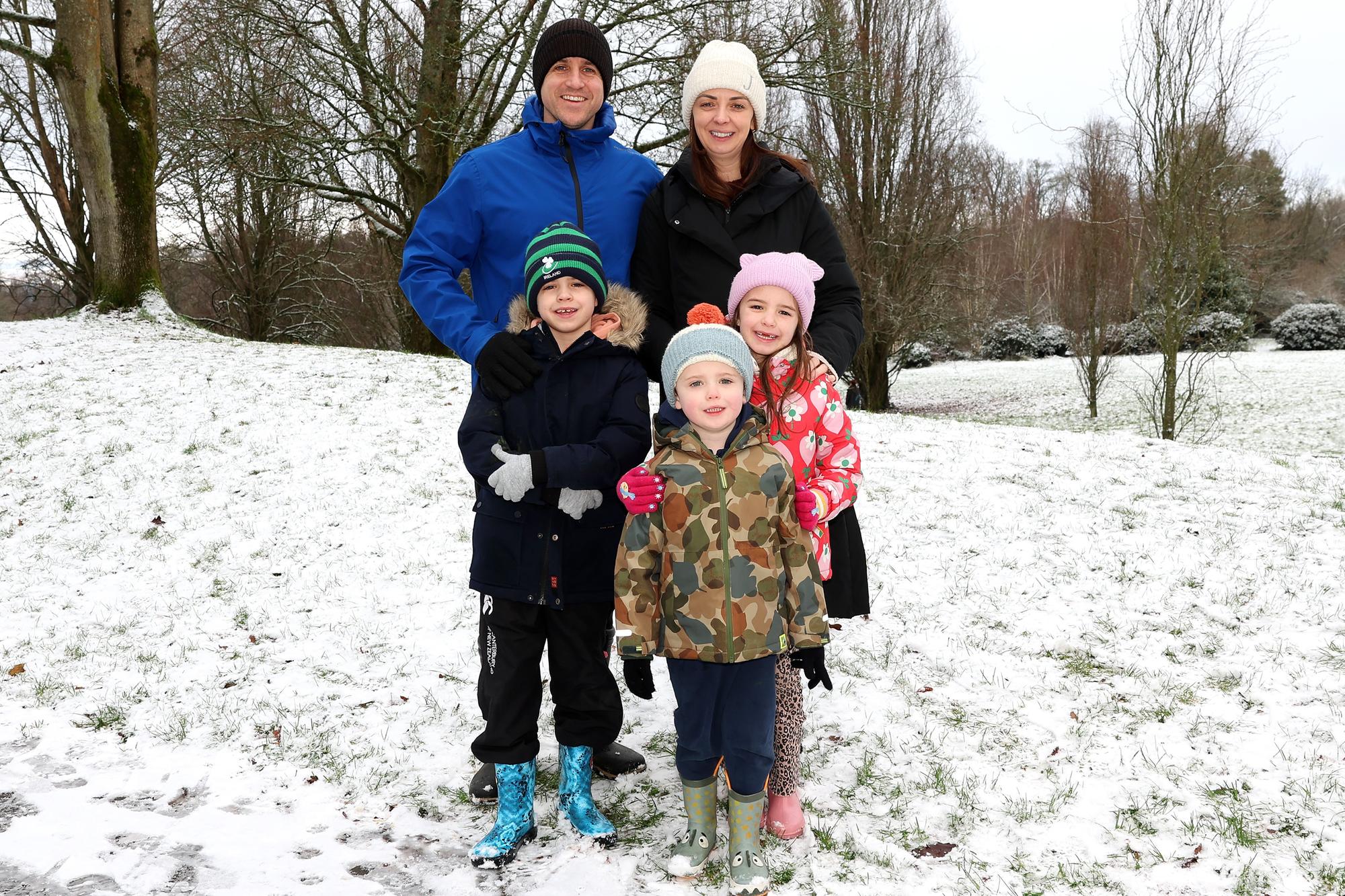 Pictures: See people enjoying the winter weather in the Stormont estate ...