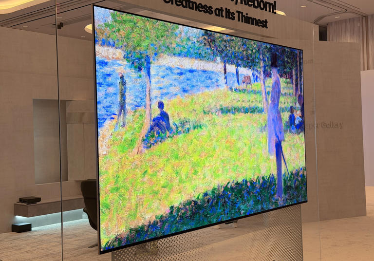 LG TVs at CES 2026: A stunning wallpaper set, glorious micro RGB colors ...