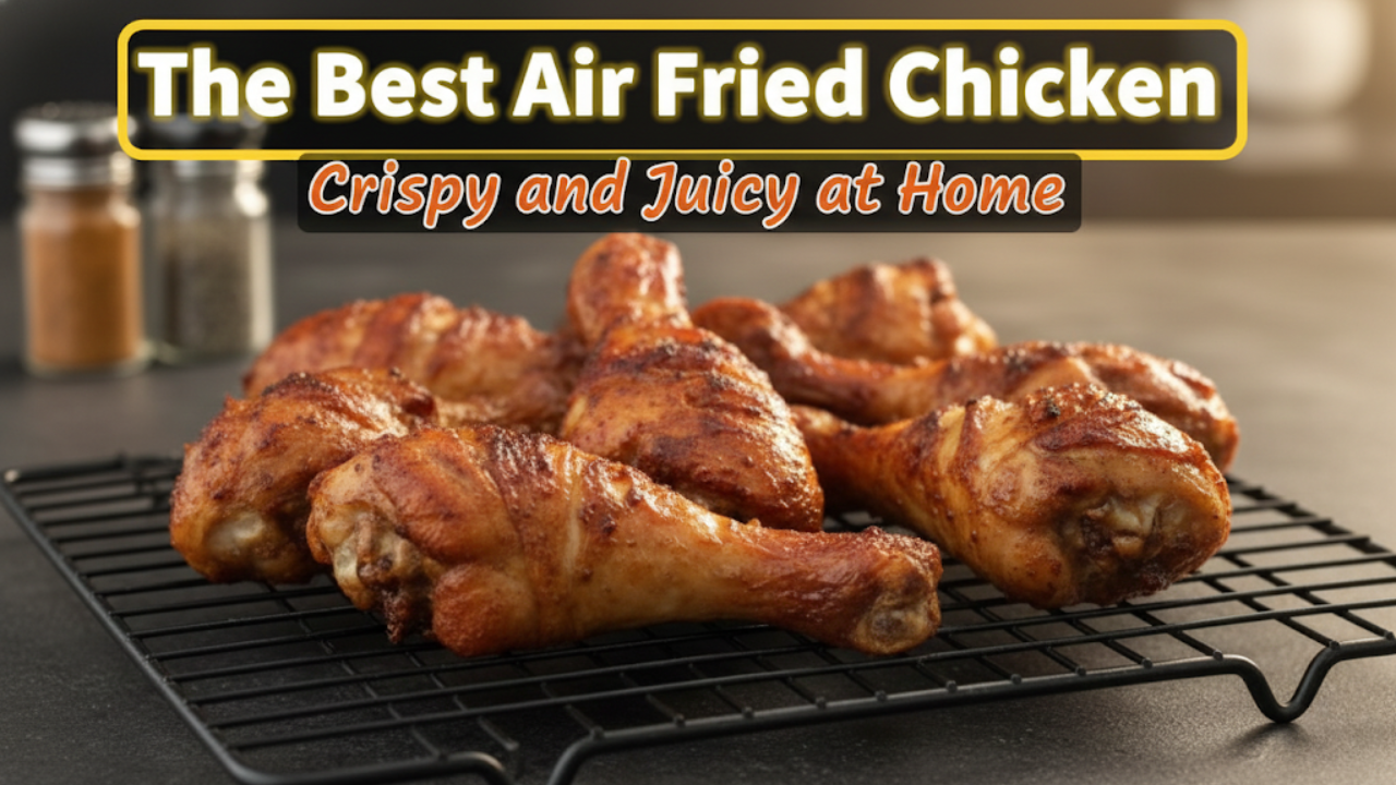 The best air fried chicken | Crispy and juicy at home