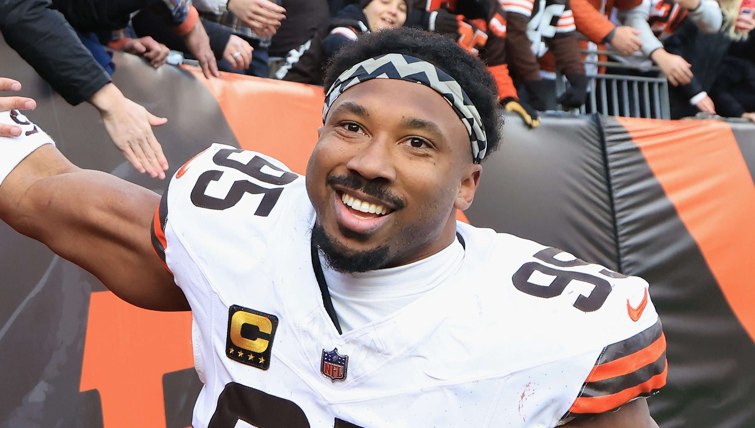 Browns’ Myles Garrett announces fitting new deal immediately after sack ...