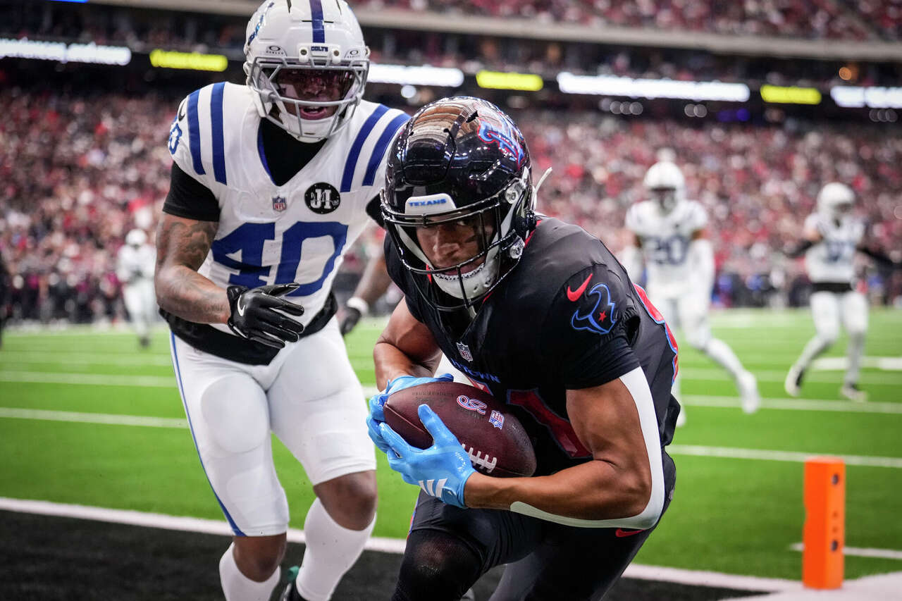 How the emergence of rookie Jayden Higgins has helped Nico Collins, CJ ...