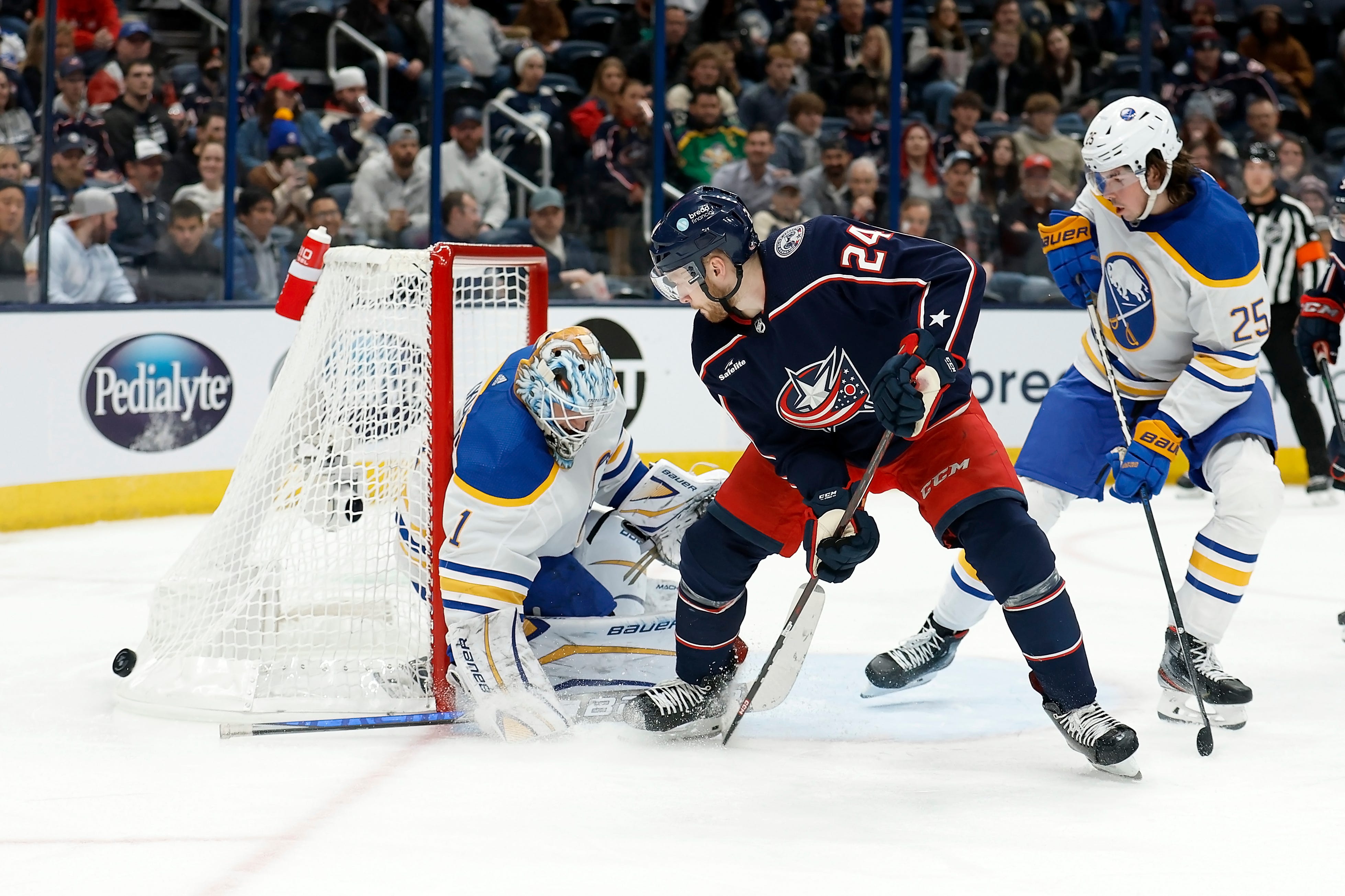 Hamilton: Sabres' 10-game winning streak snapped by Blue Jackets
