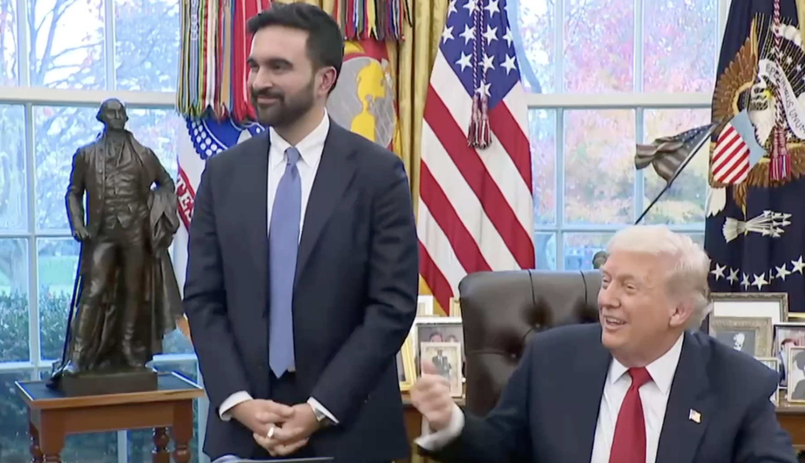 'That's okay, you can just say it': Trump encourages Zohram Mamdani to ...