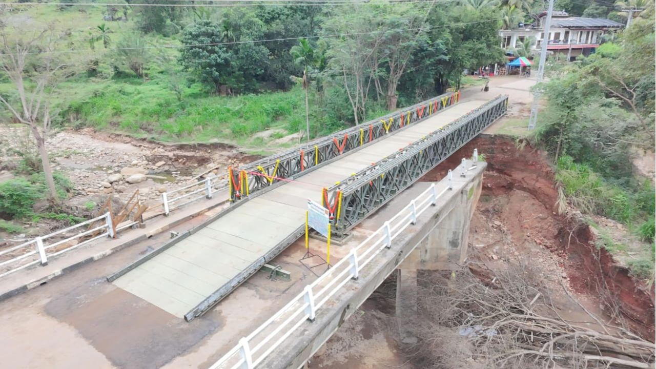 Restoring connectivity: First India-assisted Bailey bridge opens in ...