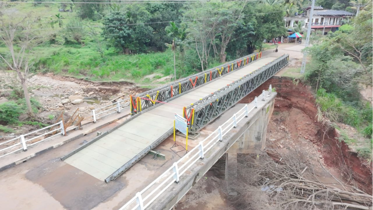 Restoring connectivity: First India-assisted Bailey bridge opens in ...