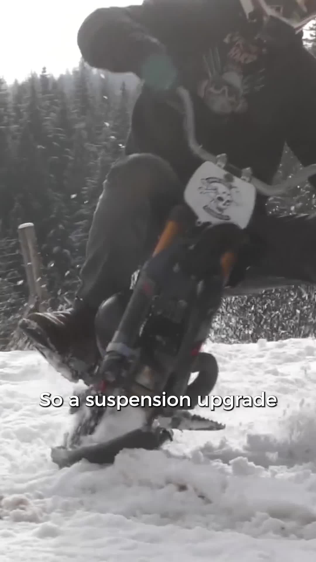 The tiny bike that can handle snow like a champ!