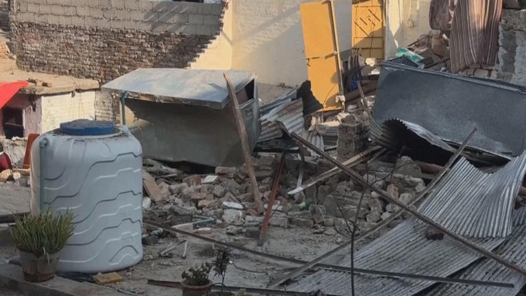 Bride and groom among eight killed in explosion at wedding