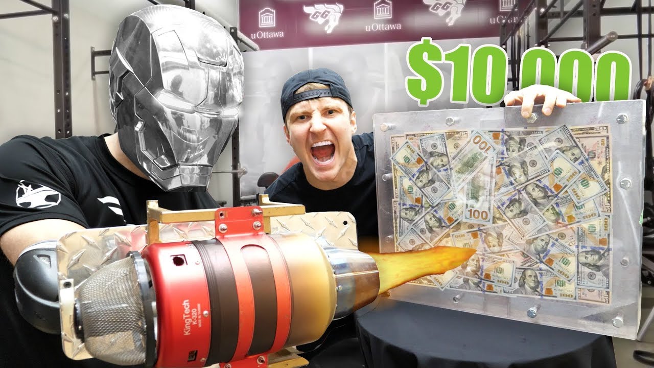 $10,000 if any YouTuber can break the box! (Unbreakable glass challenge)