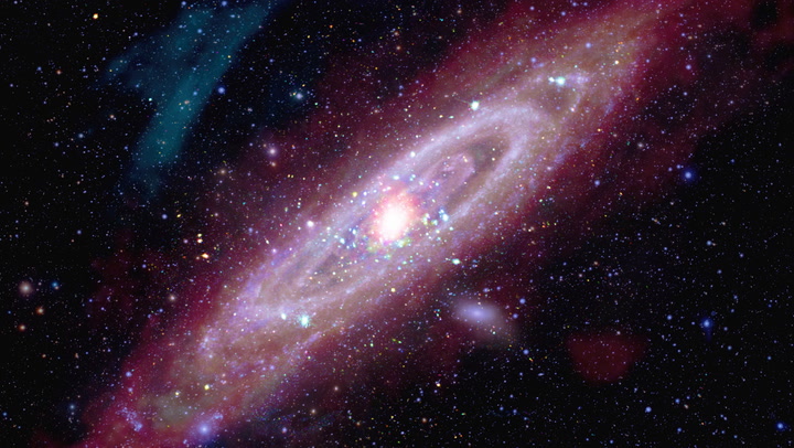 Andromeda galaxy captured by Chandra in tribute to Dr. Vera Rubin