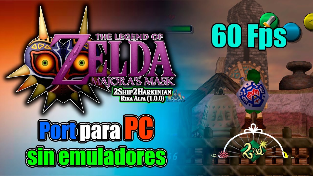 The Legend of Zelda - Majora's Mask port para PC - sin emuladores