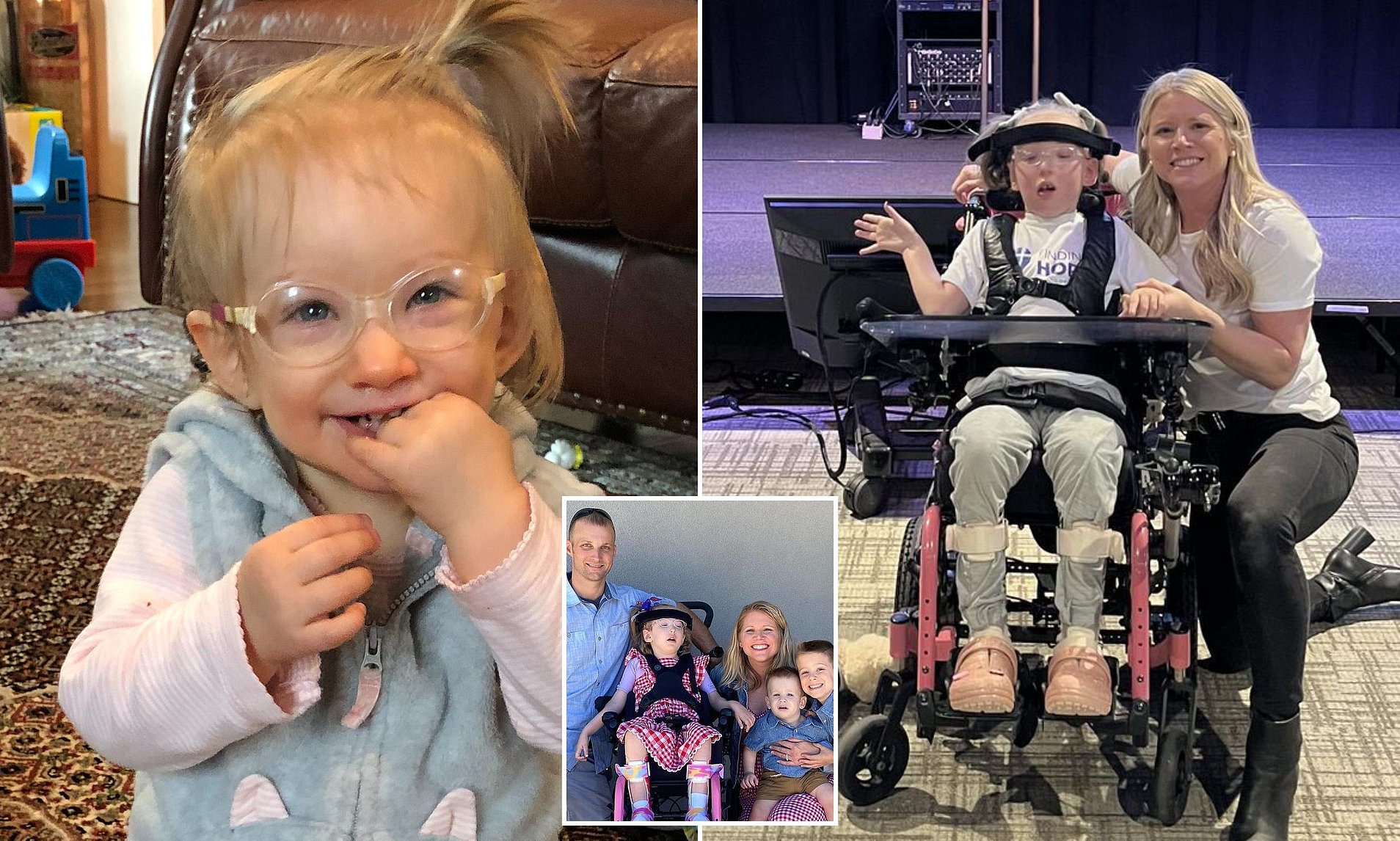 Girl, 8, hit by rare genetic condition that has left her trapped in her ...