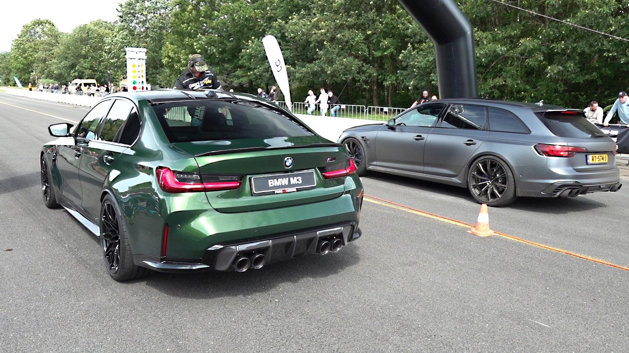 750HP BMW M3 battles Brabus 800 in drag race