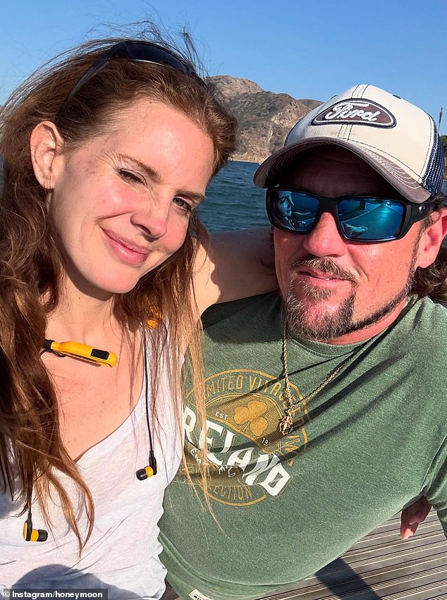 Lana Del Rey makes rare move of cozying up to husband at a Hollywood event