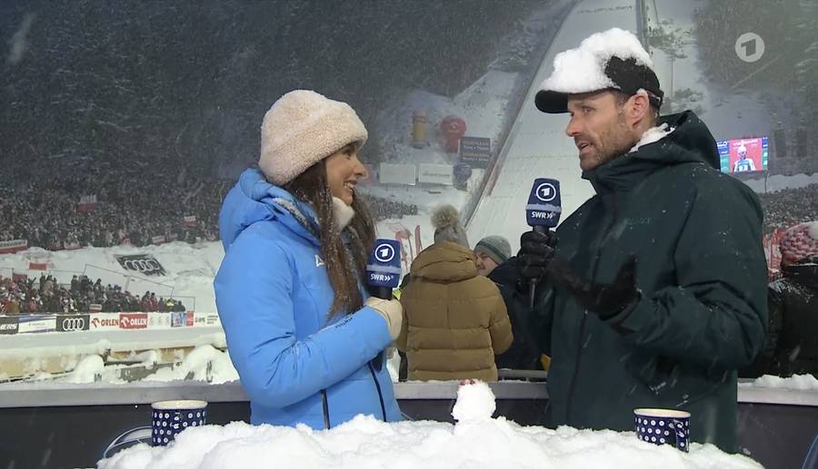 Kuriose Szenen um Hannawald und Wagner