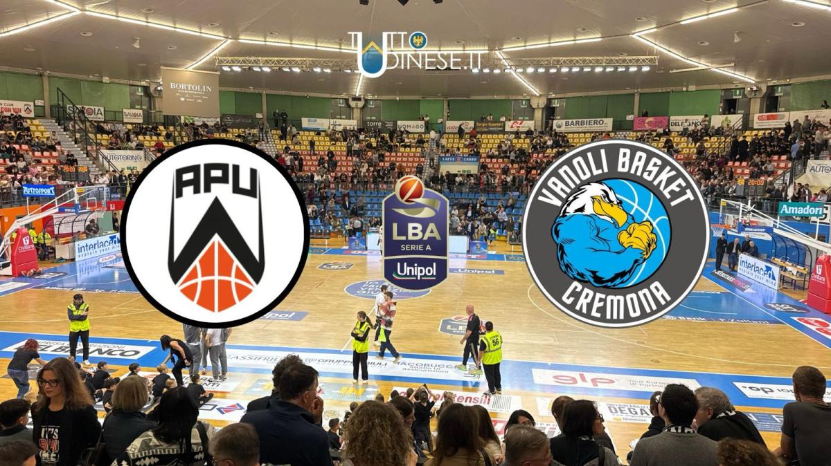 Diretta APU Udine - Vanoli Cremona 52-49: terzo quarto