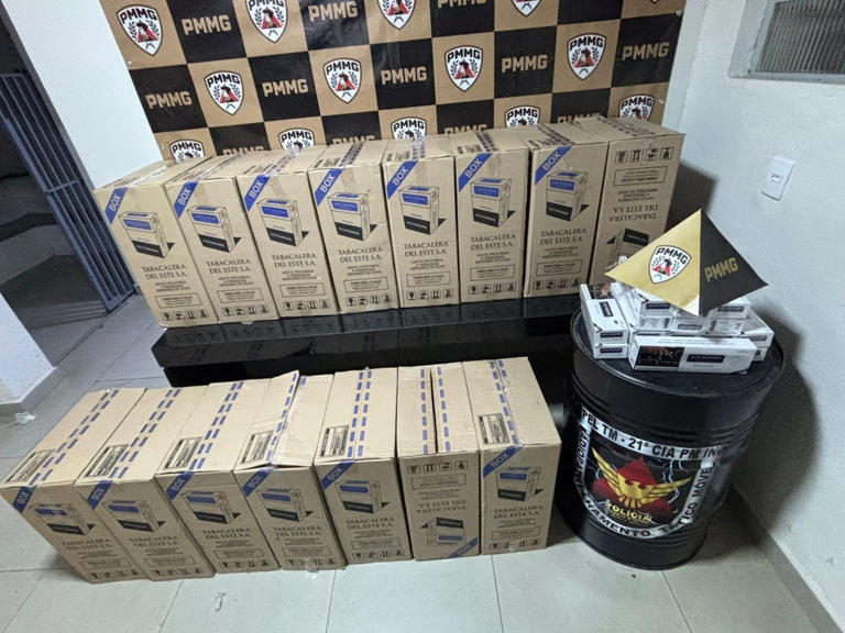 Homem é preso com mais de 7 mil maços de cigarro contrabandeados em Minas