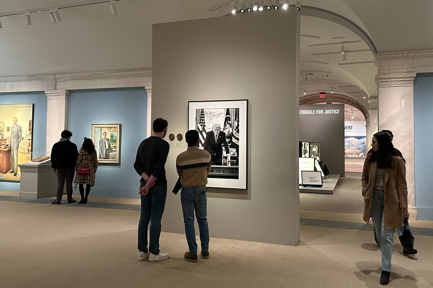 Reference to Trump's impeachments is removed from the display of his ...