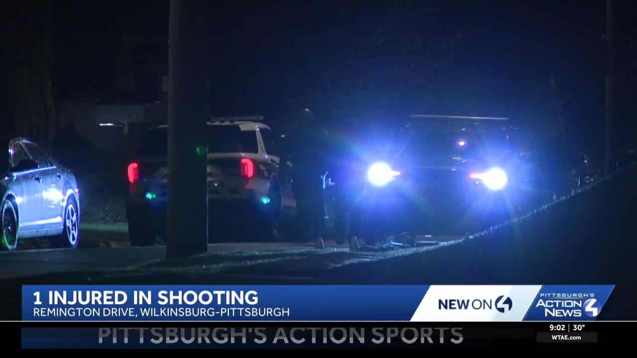 One person injured after shooting near Wilkinsburg-Pittsburgh border