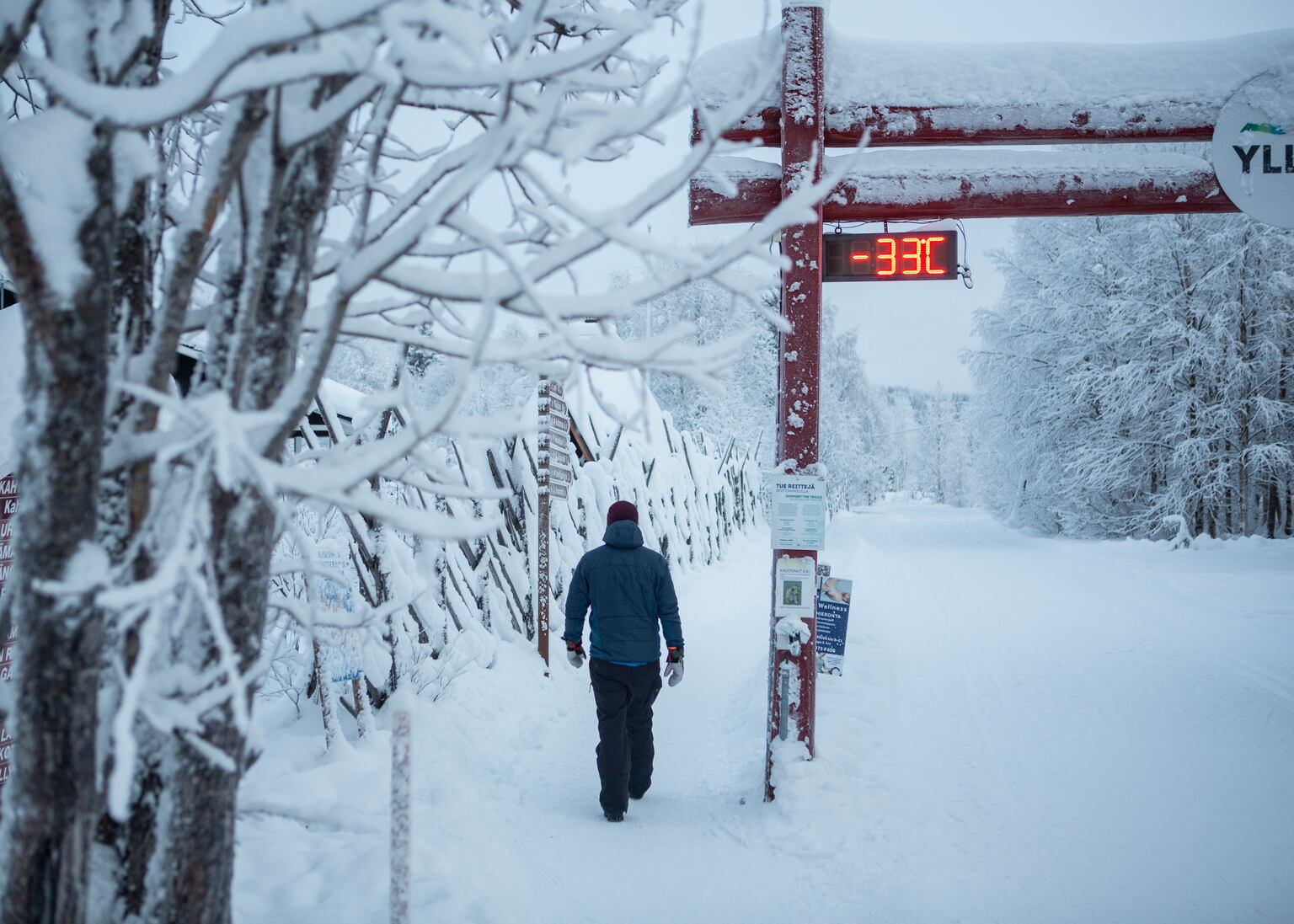 Thousands of tourists stranded in northern Finland as deep freeze halts ...
