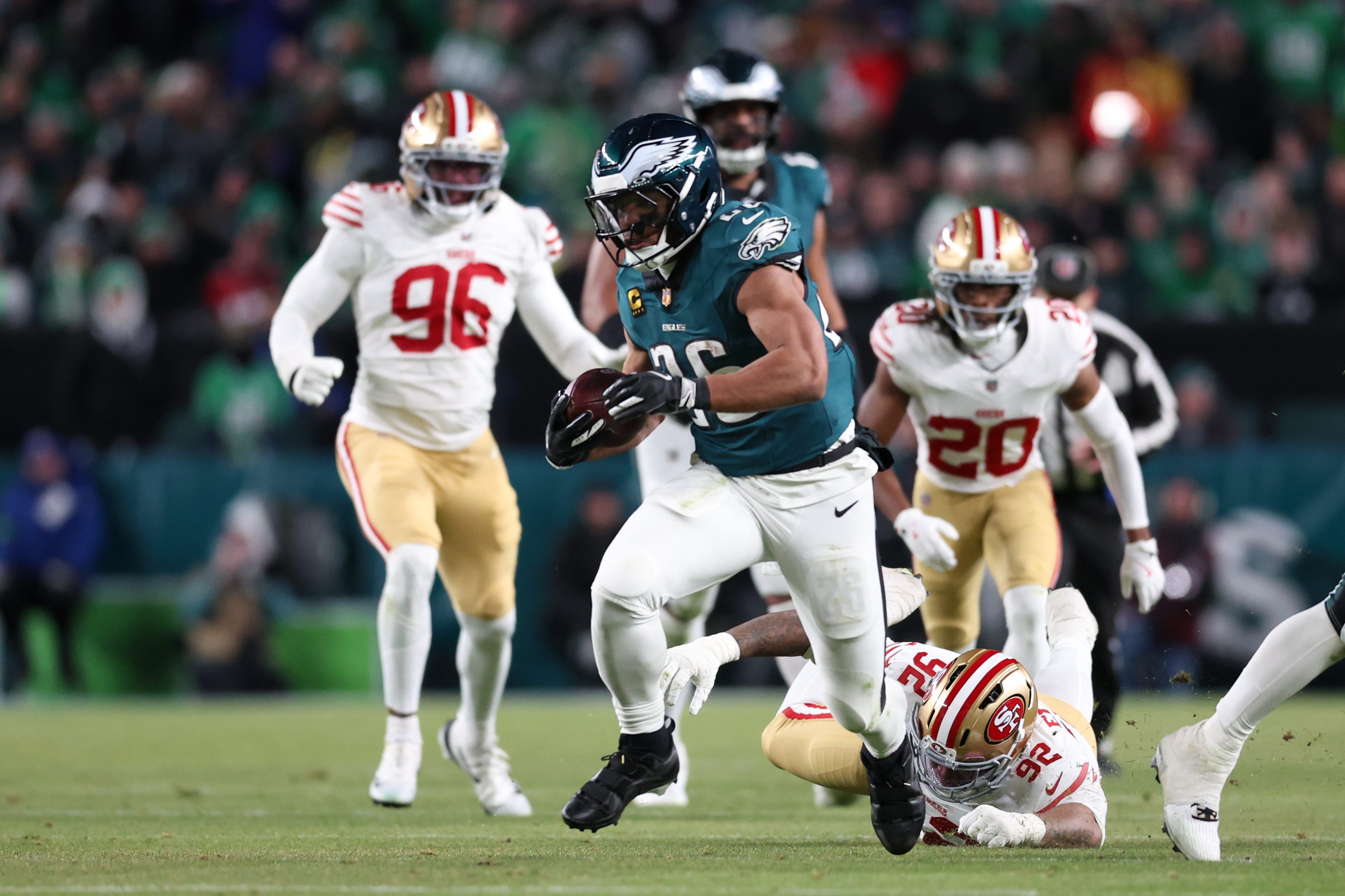 Eagles vs. 49ers: Takeaways from first half as Philadelphia leads 13-10