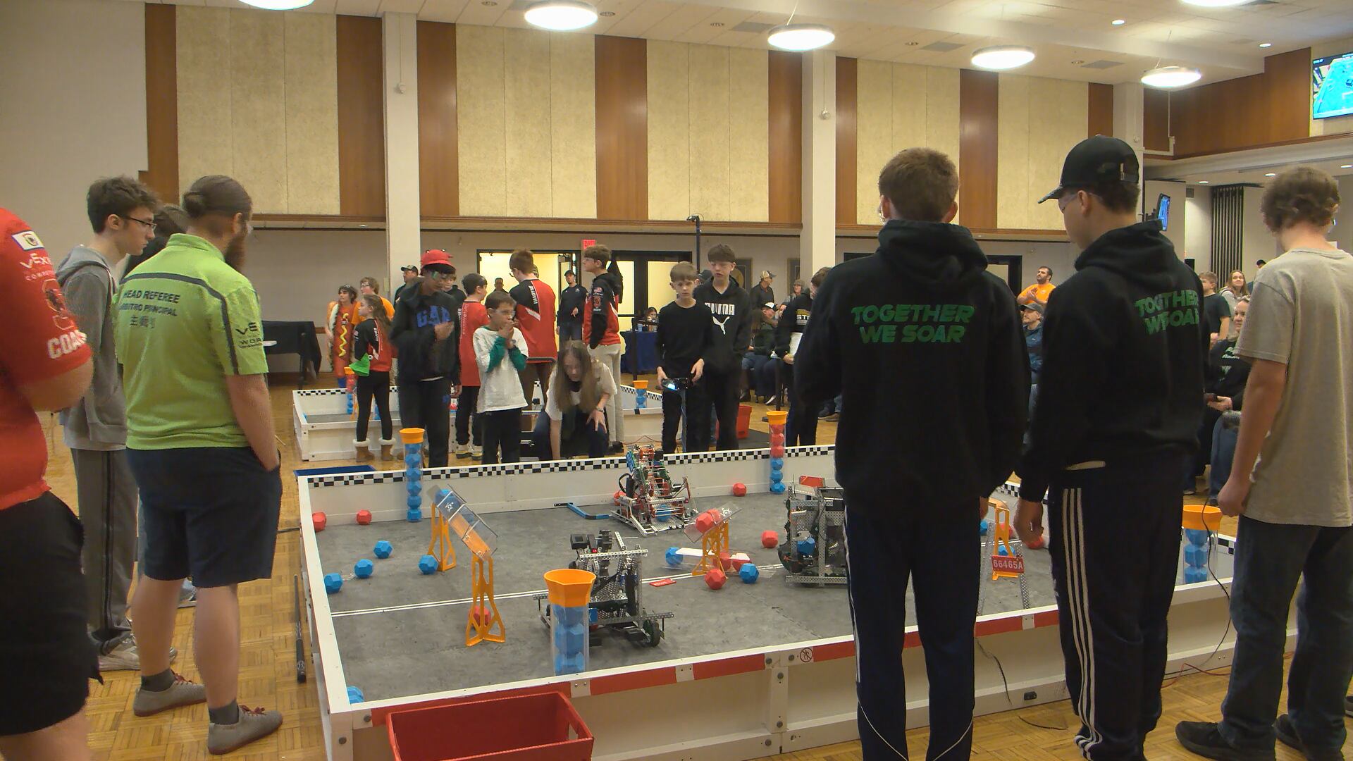 WVU hosts VEX robotics competition for middle school students