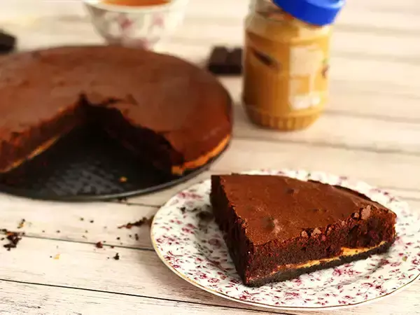Peanut butter and Oreo brownies