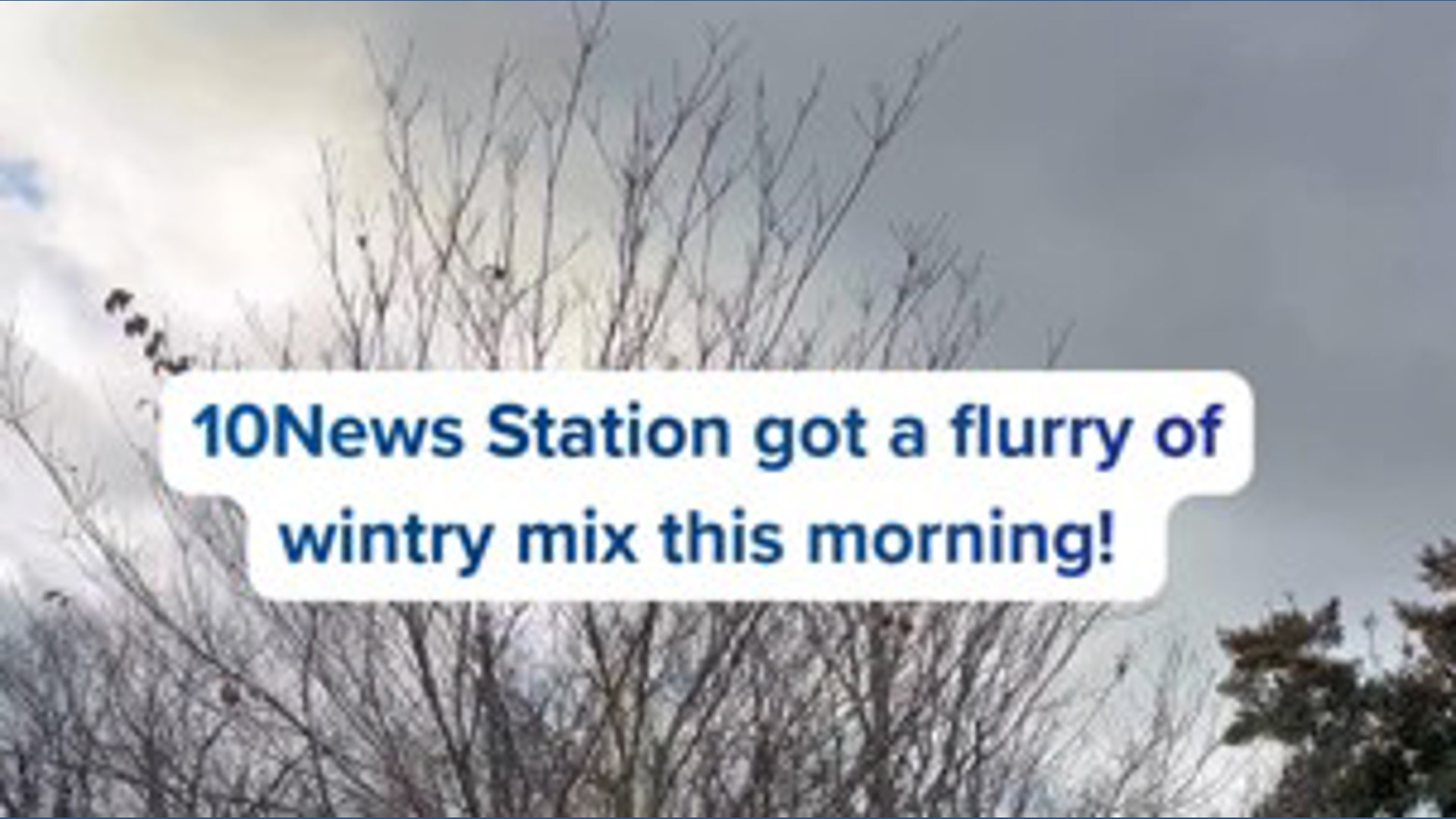 East Tennessee gets its first snow of the year