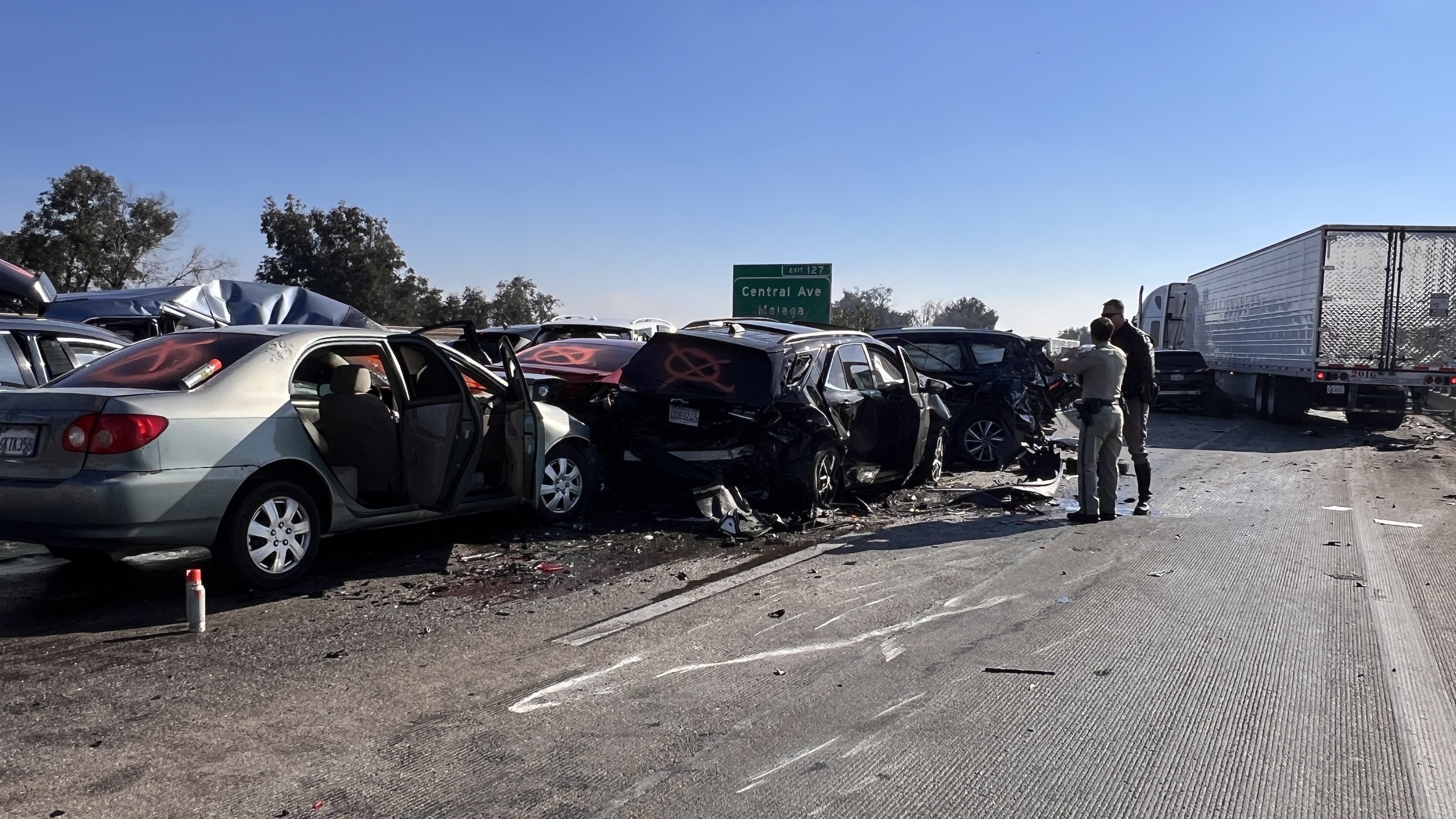 61-year-old man killed in multi-vehicle pileup on southbound Hwy 99 ...