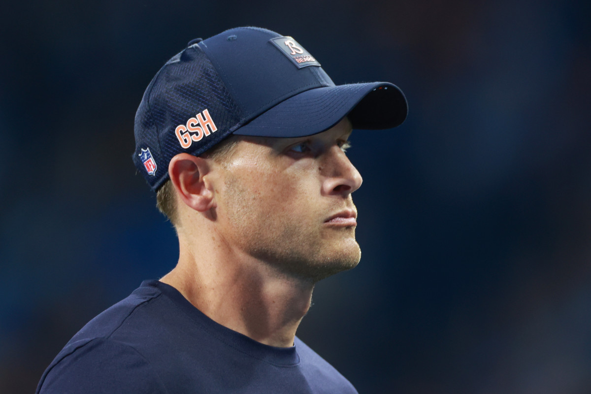 Chicago Bears head coach Ben Johnson delivers fiery locker room speech ...