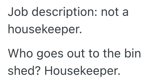 Housekeeping supervisor leaves note for an employee about plastic wrap ...
