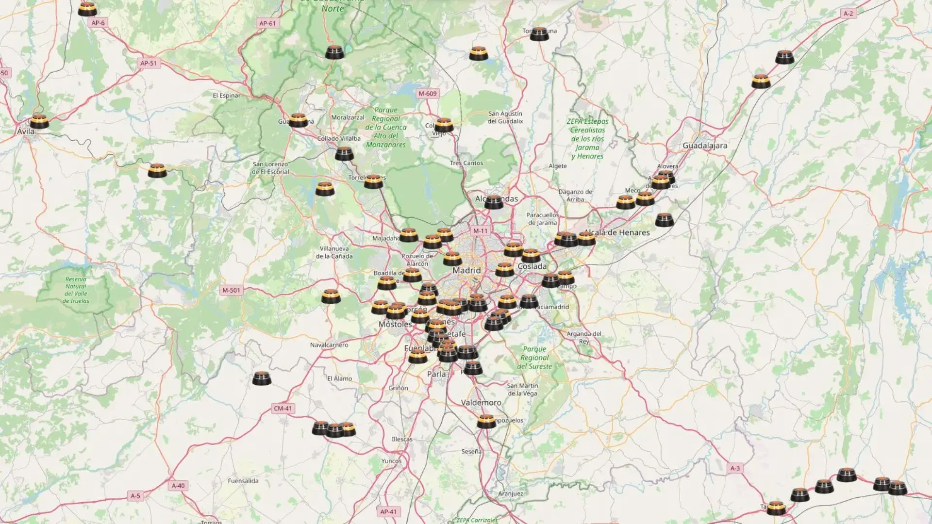 Mapa de balizas V16 en tiempo real en España: cómo funciona y qué ...