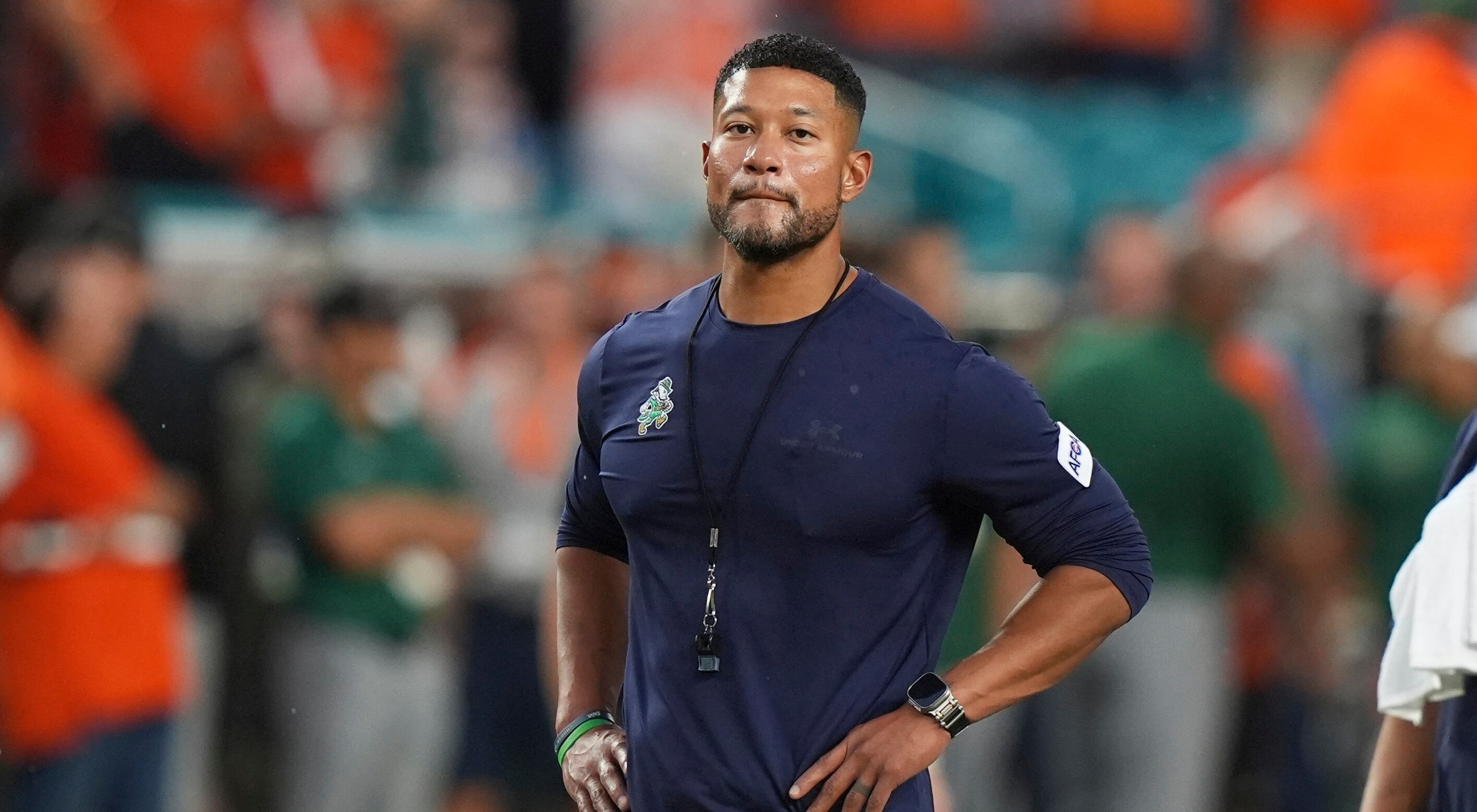 Watch live: Notre Dame football coach Marcus Freeman gives updates at ...