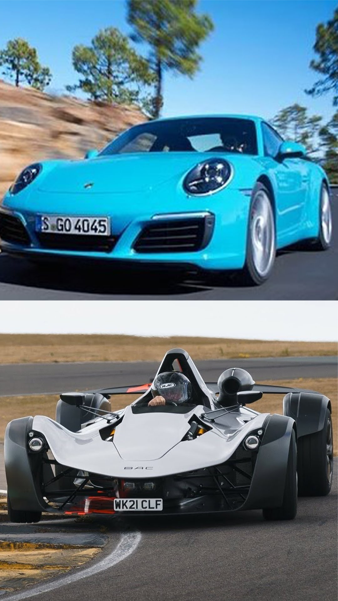 Porsche 911 Carrera S v/s BAC Mono R