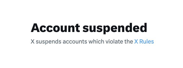 Elon Musk’s X suspends Twitter’s account