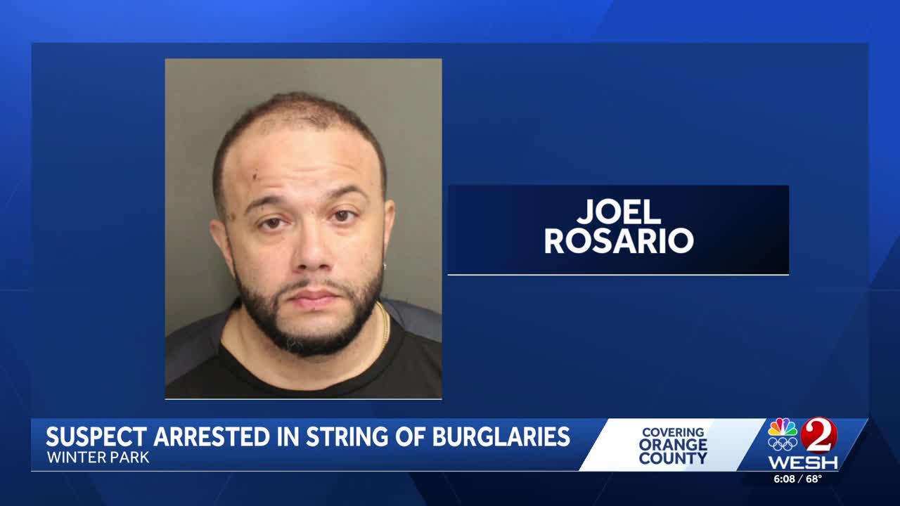 Man arrested in connection with string of Winter Park burglaries ...