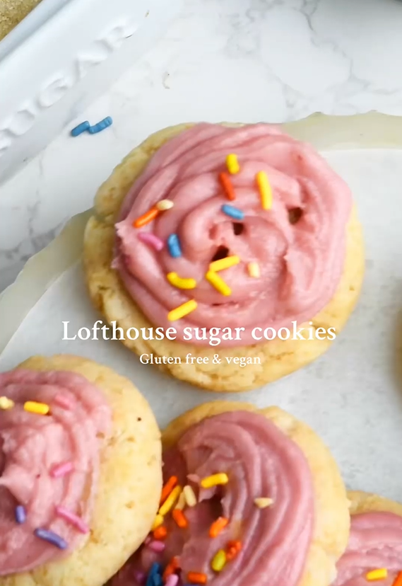 Soft cake-style sugar cookies recipe