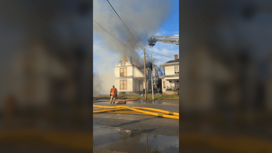 Victim rescued from upstairs window during Point Pleasant fire