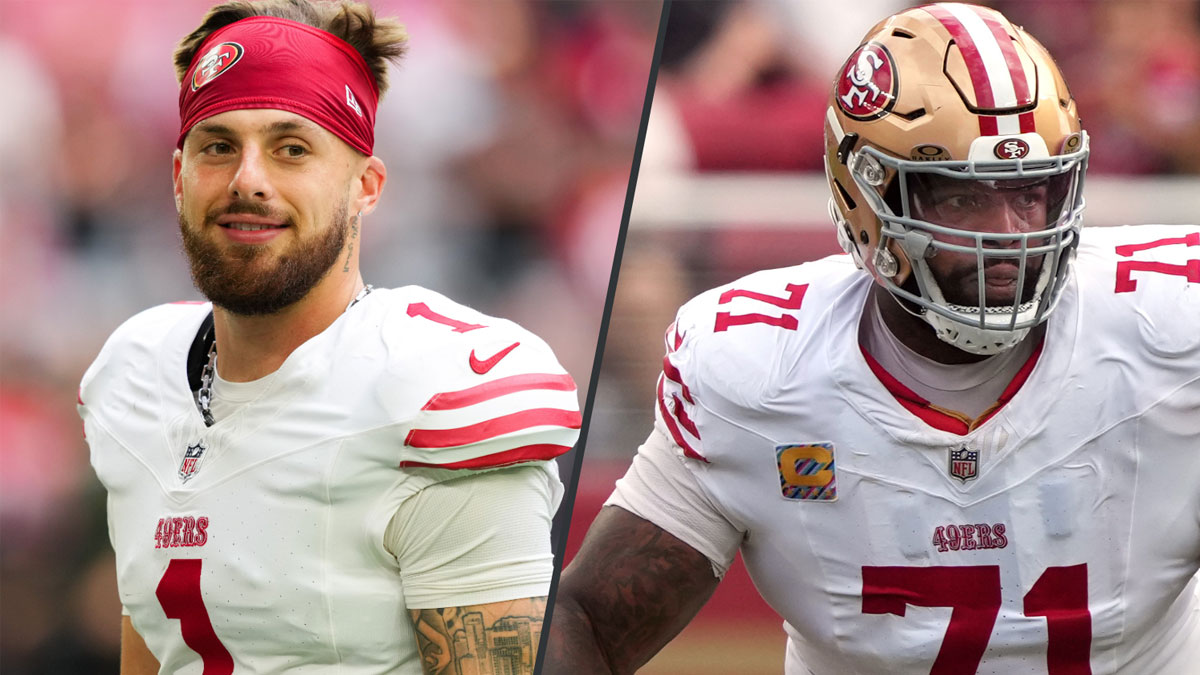 49ers vs. Eagles inactives: Ricky Pearsall out again, Trent Williams active
