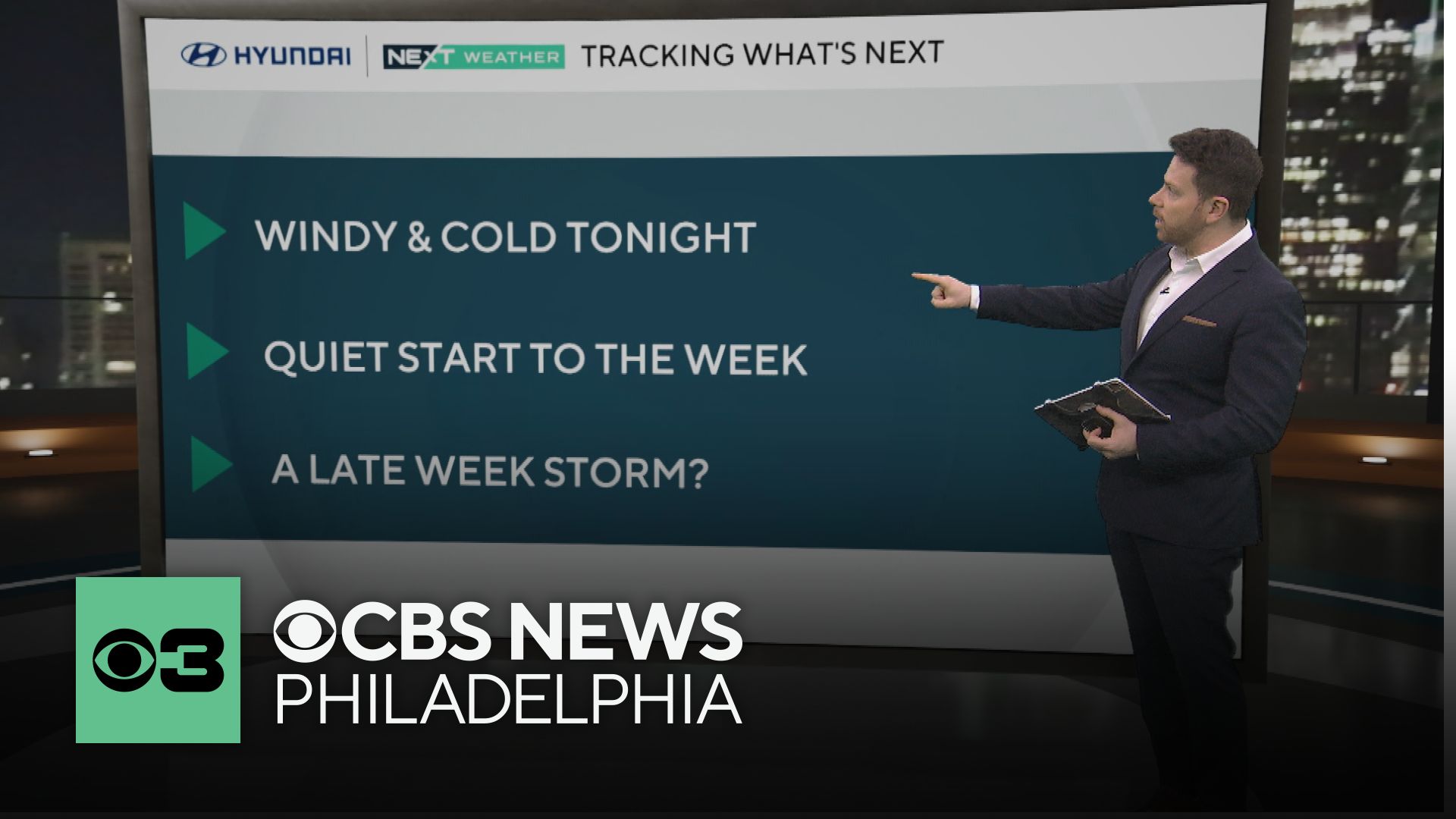 Quiet start to the week in Philadelphia, tracking possible winter ...