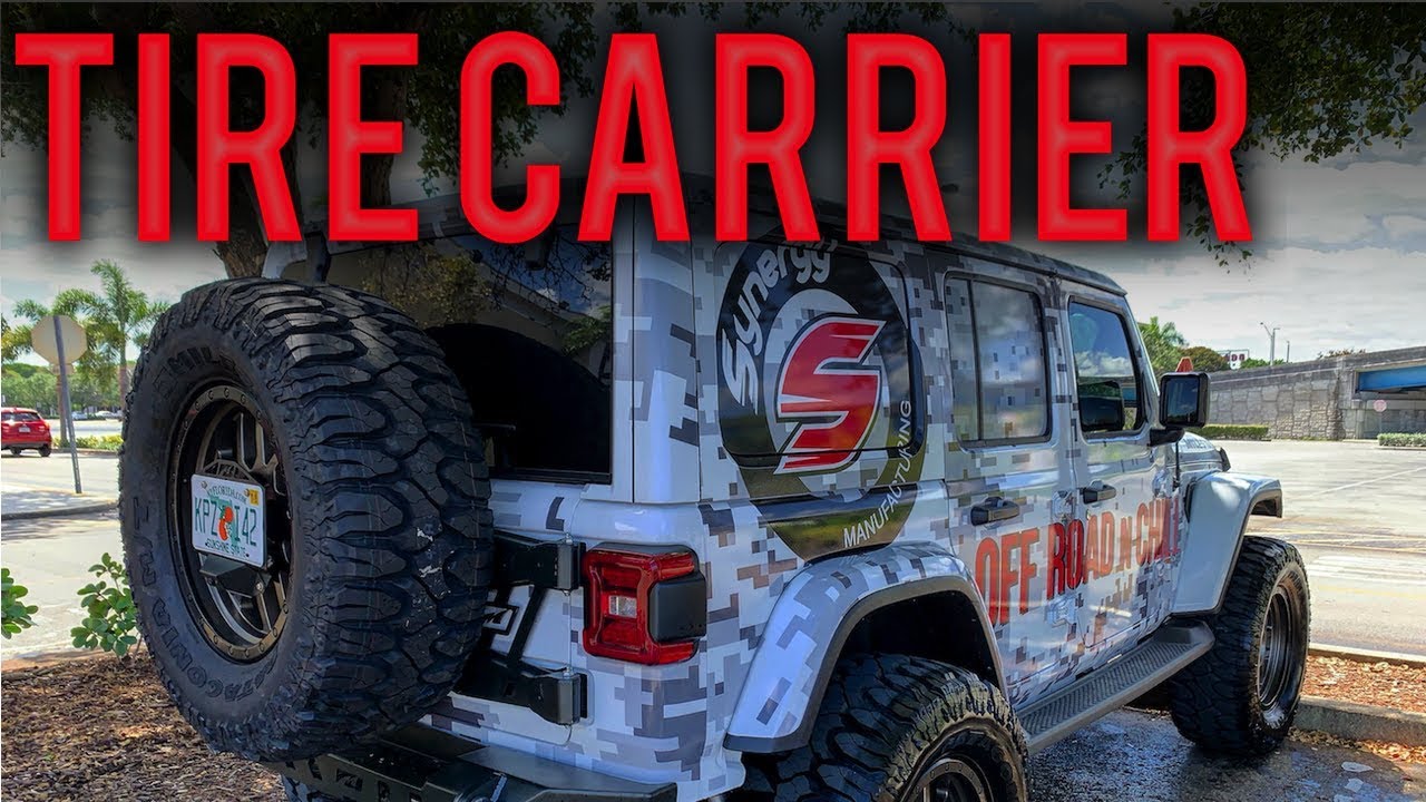 Installing a Motobilt tire carrier