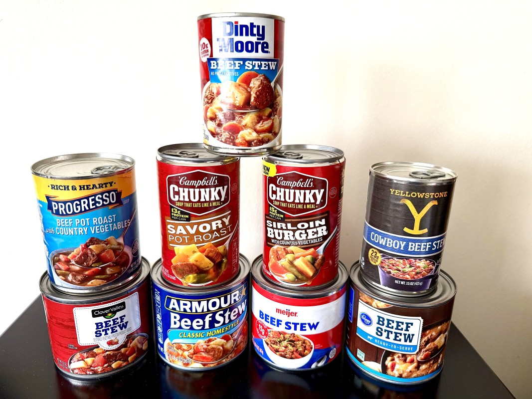 I tried 9 canned beef stews and the winner won by a landslide
