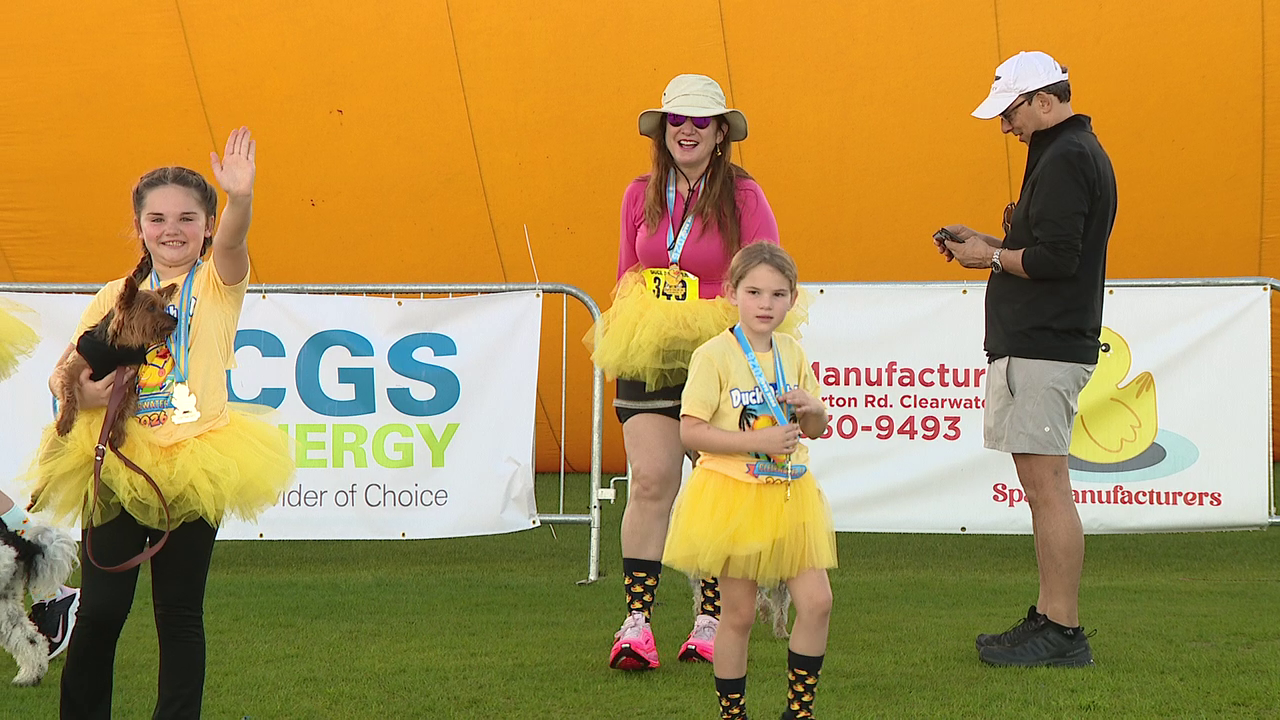 Clearwater community competes in first-ever Duck Dash 5K