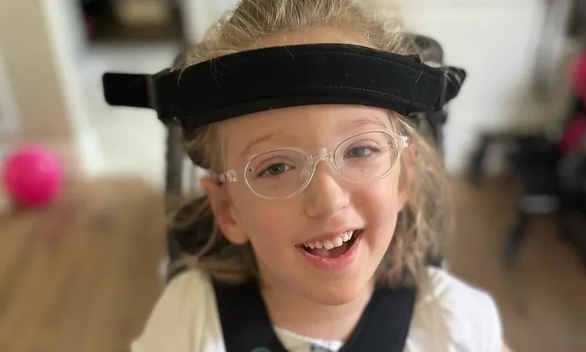 Girl, 8, hit by rare genetic condition that has left her trapped in her ...