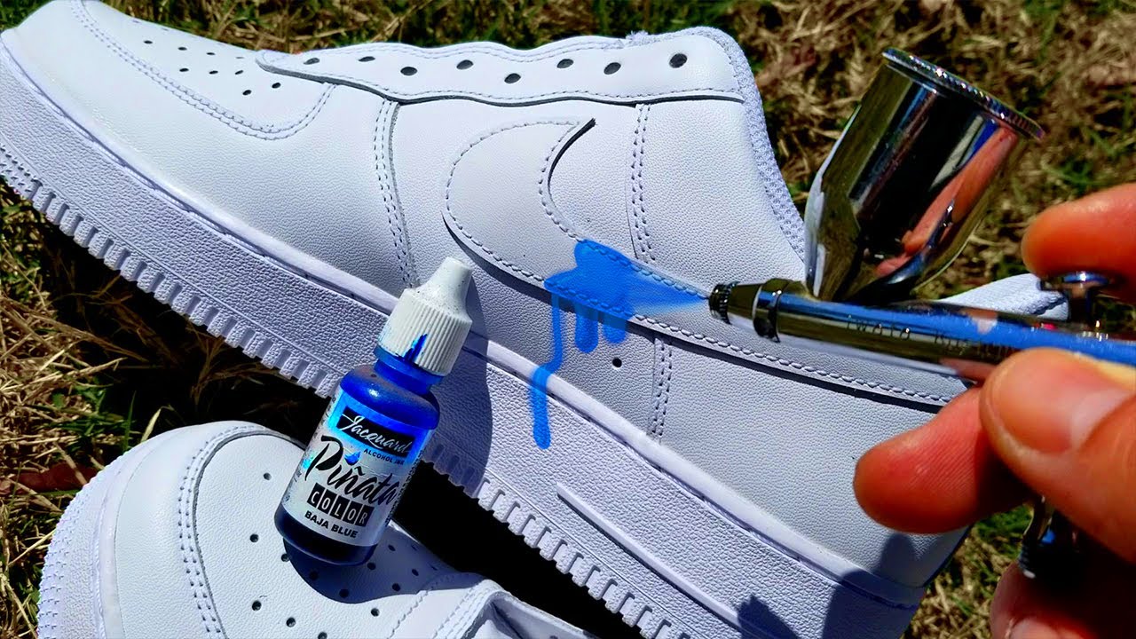 Custom cartoon Air Force 1's