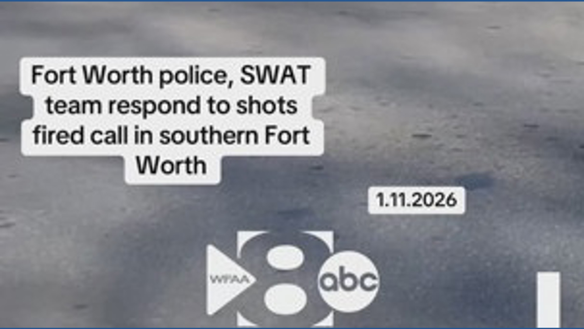 Fort Worth police are responding to a shots fired call