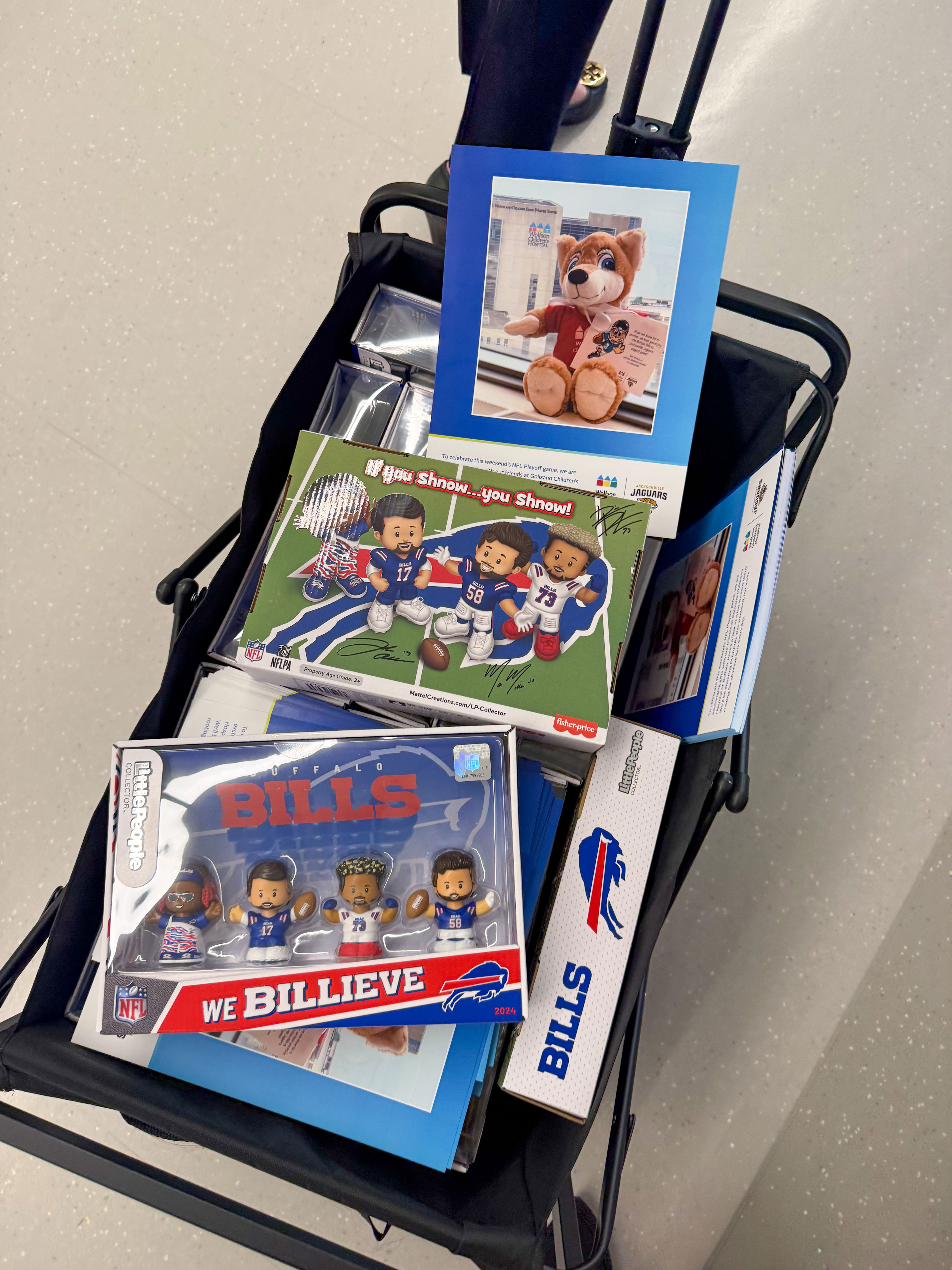 Children’s hospitals exchange gifts for wild-card matchup