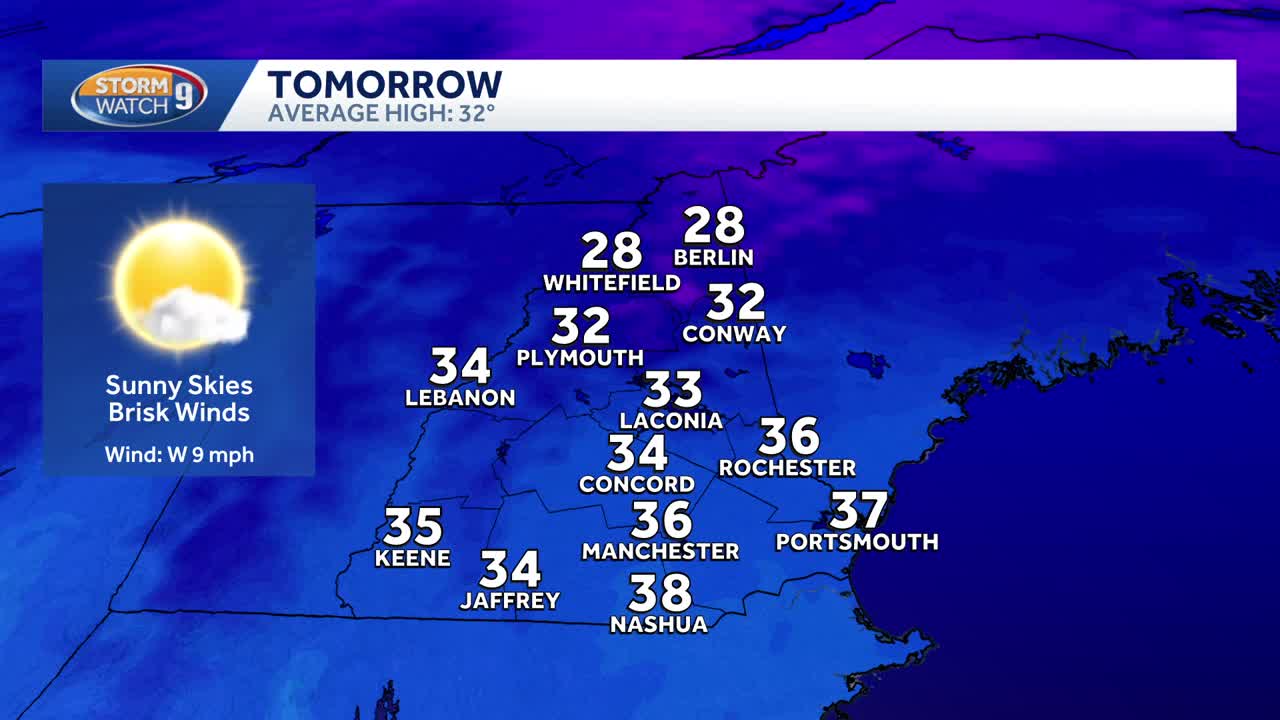Video: Temperatures drop as winds pick up Sunday night into Monday