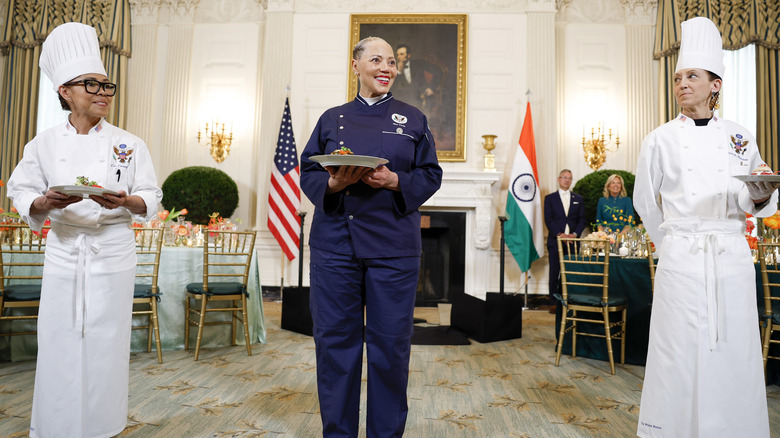 Why chefs at the White House are obligated to be members of the military